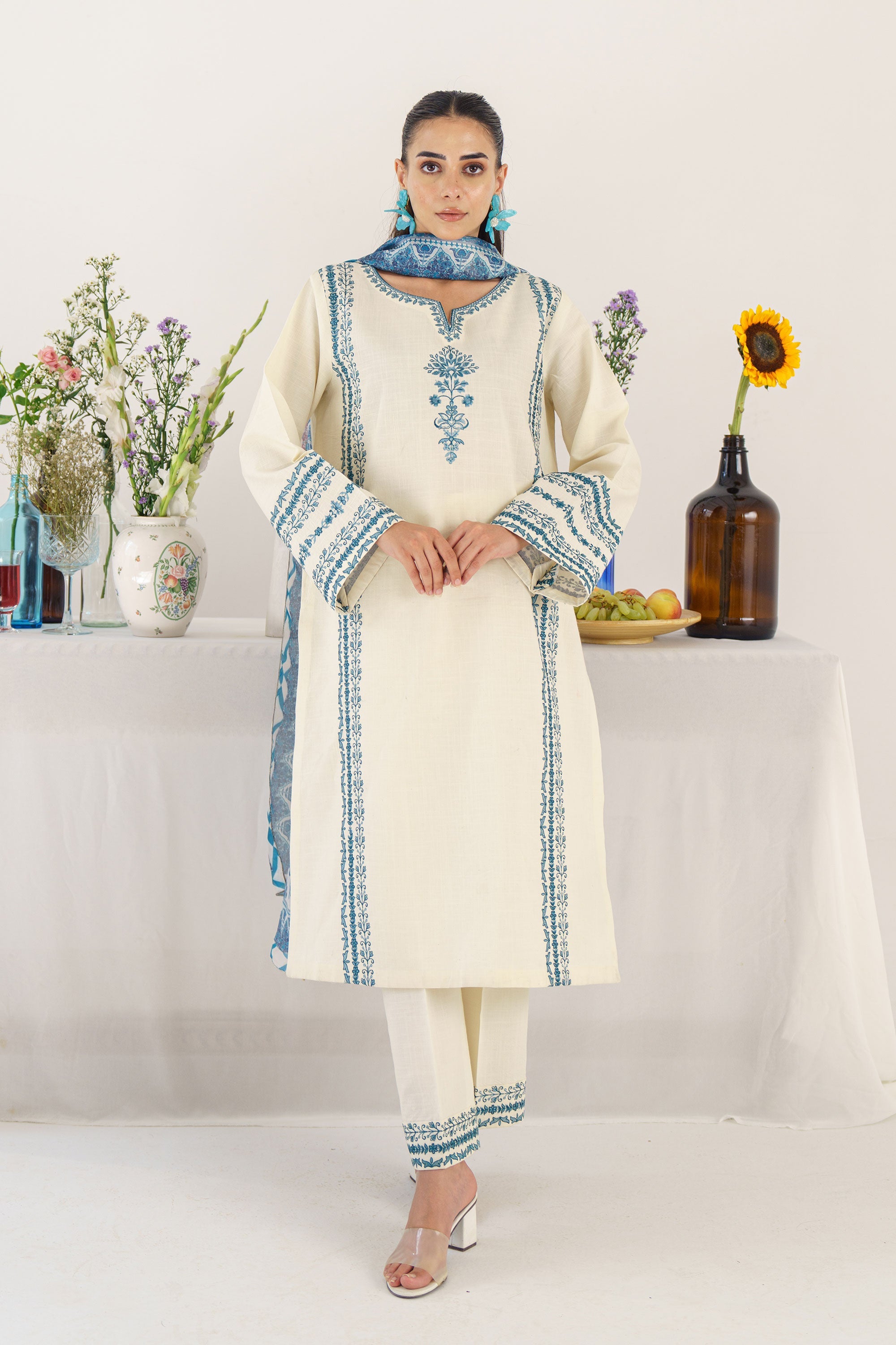 Alara-3Pc Embroidered – KIARA Official