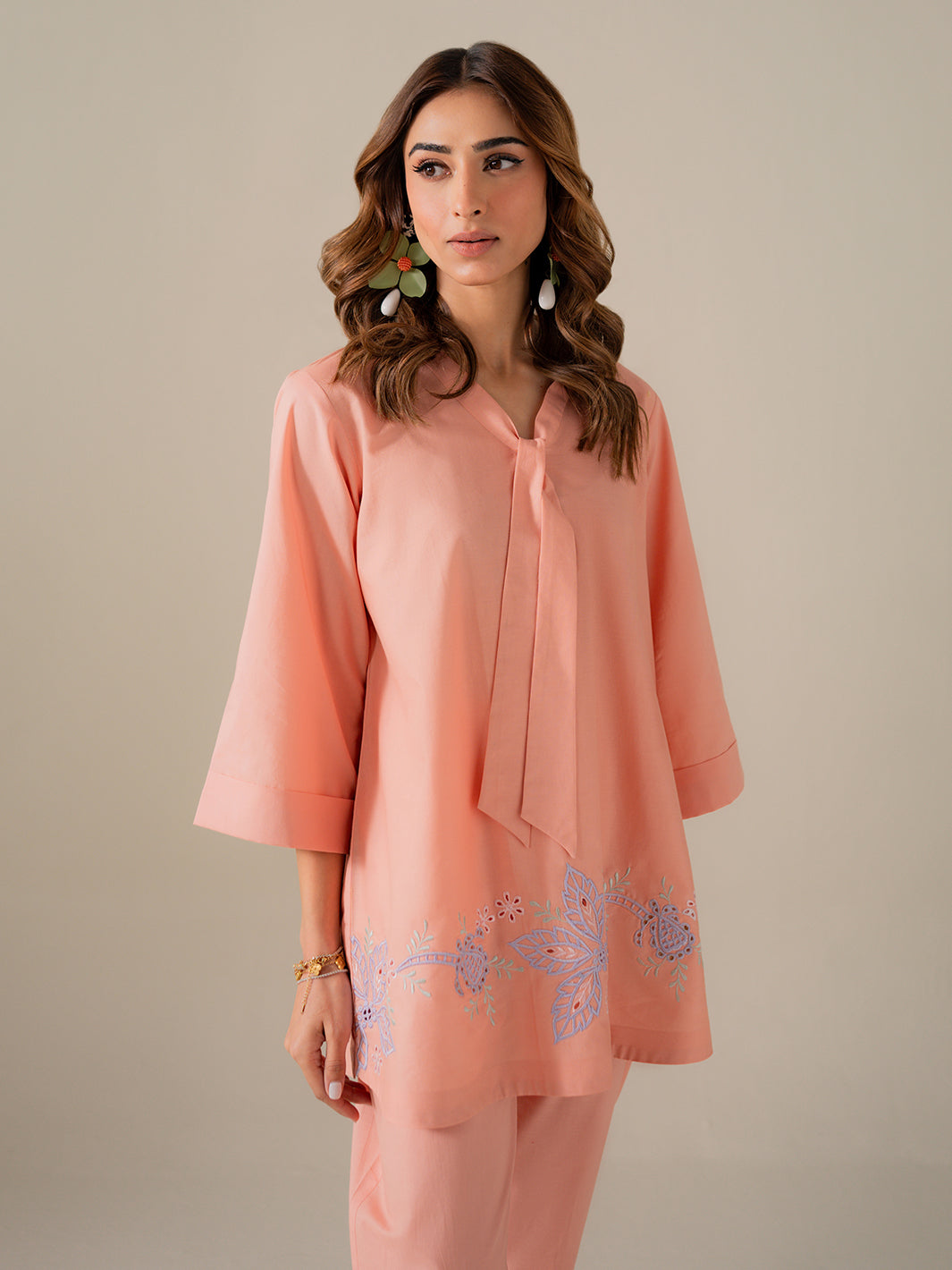 ROSE DUST- SLD15-25- 2Pc Embroidered Set – KIARA Official